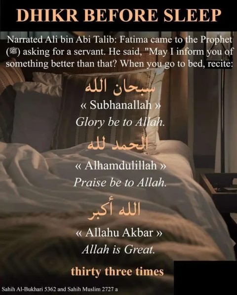 Sleeping Manners in Islam - Sunnah on Sleeping - Sleep in Islam